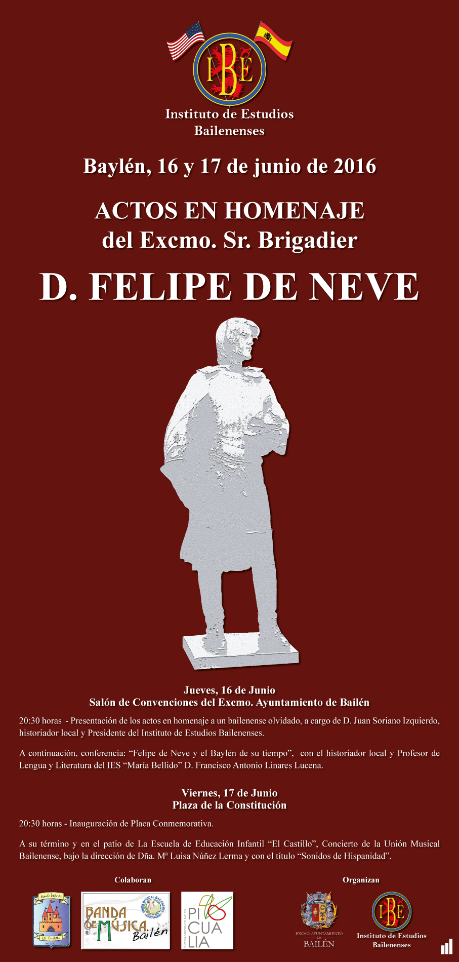 Bailén rinde homenaje a Felipe de Neve - - Toda la actualidad de Bailén ...