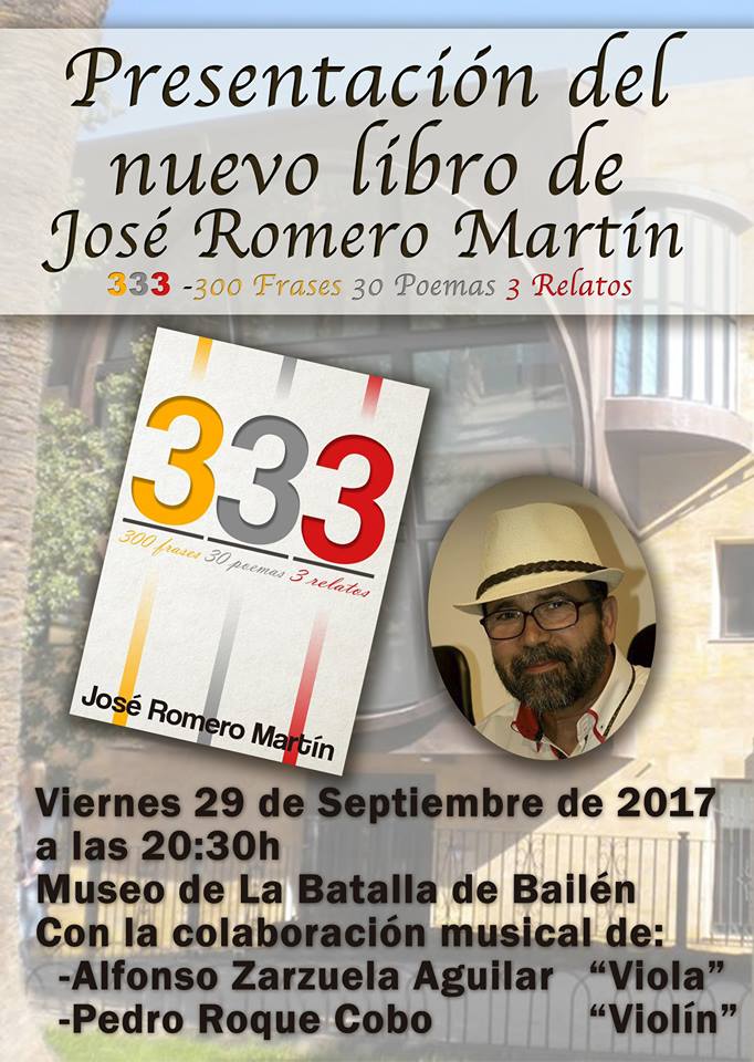 José Romero presenta su nuevo libro 333 - - Toda la actualidad de ...